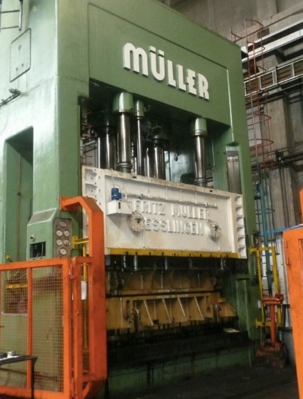 6624-1200 TON CAPACITY HYDRAULIC MULLER POWER PRESS